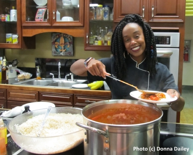Cooking Gumbo In New Orleans